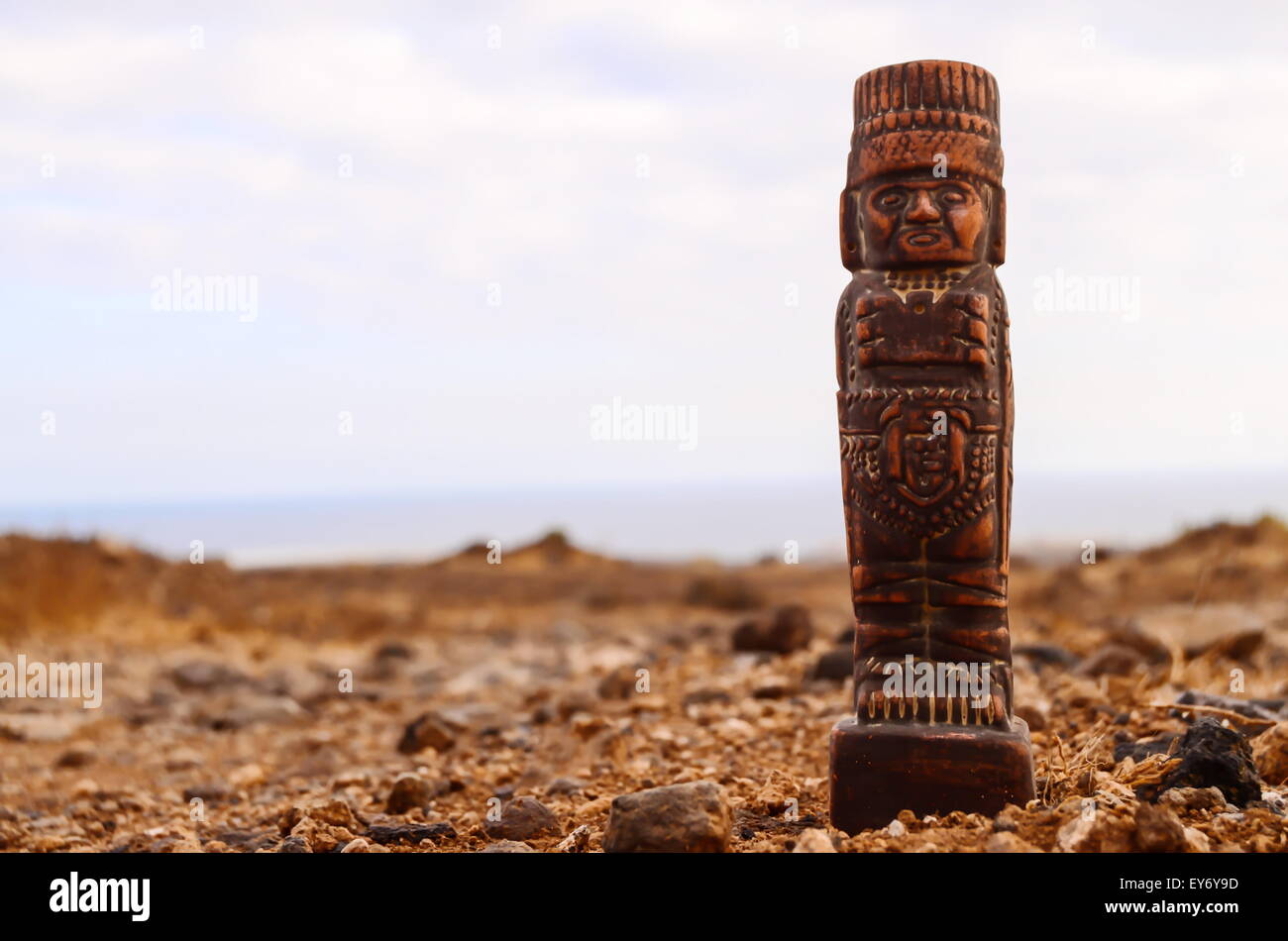 Ancient Maya Statue Stock Photo - Alamy