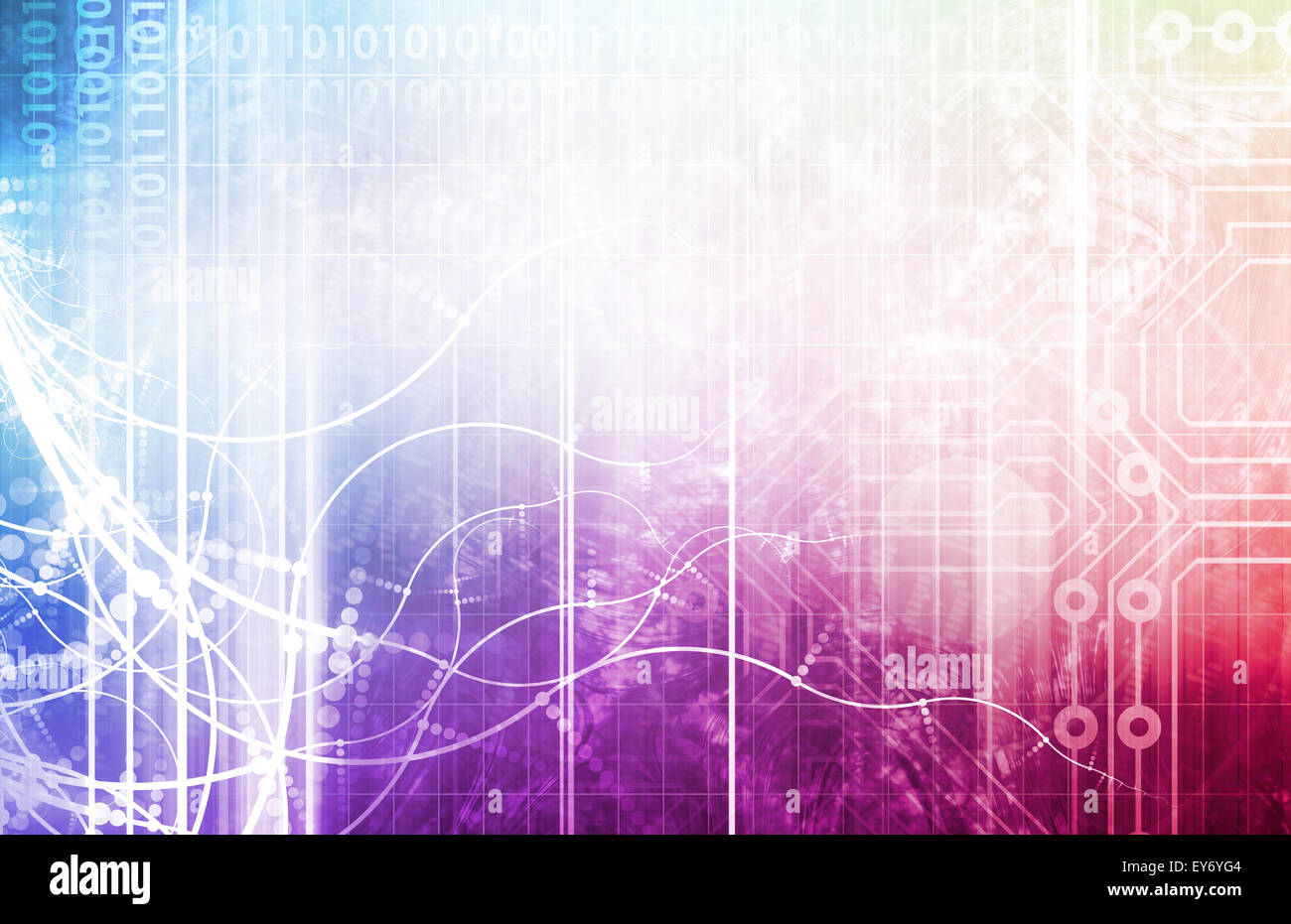 Science and Technology Merging into an Abstract Art Stock Photo - Alamy
