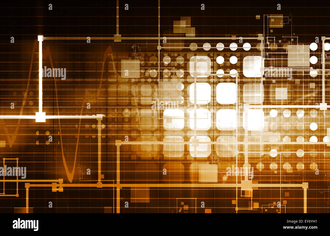 Technology Background as a Digital Abstract Art Stock Photo - Alamy