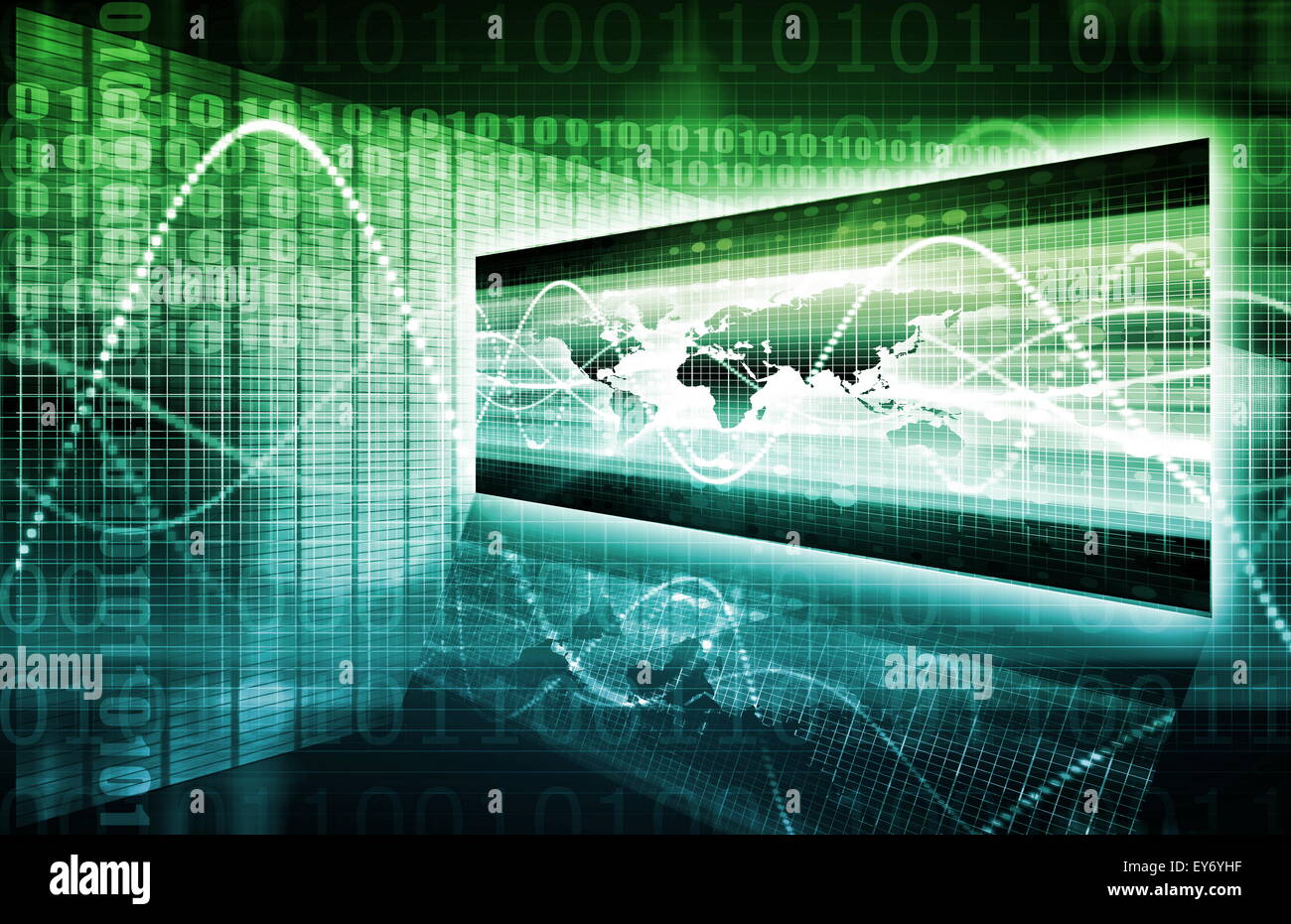 Software Security in Technology System Data Art Stock Photo - Alamy