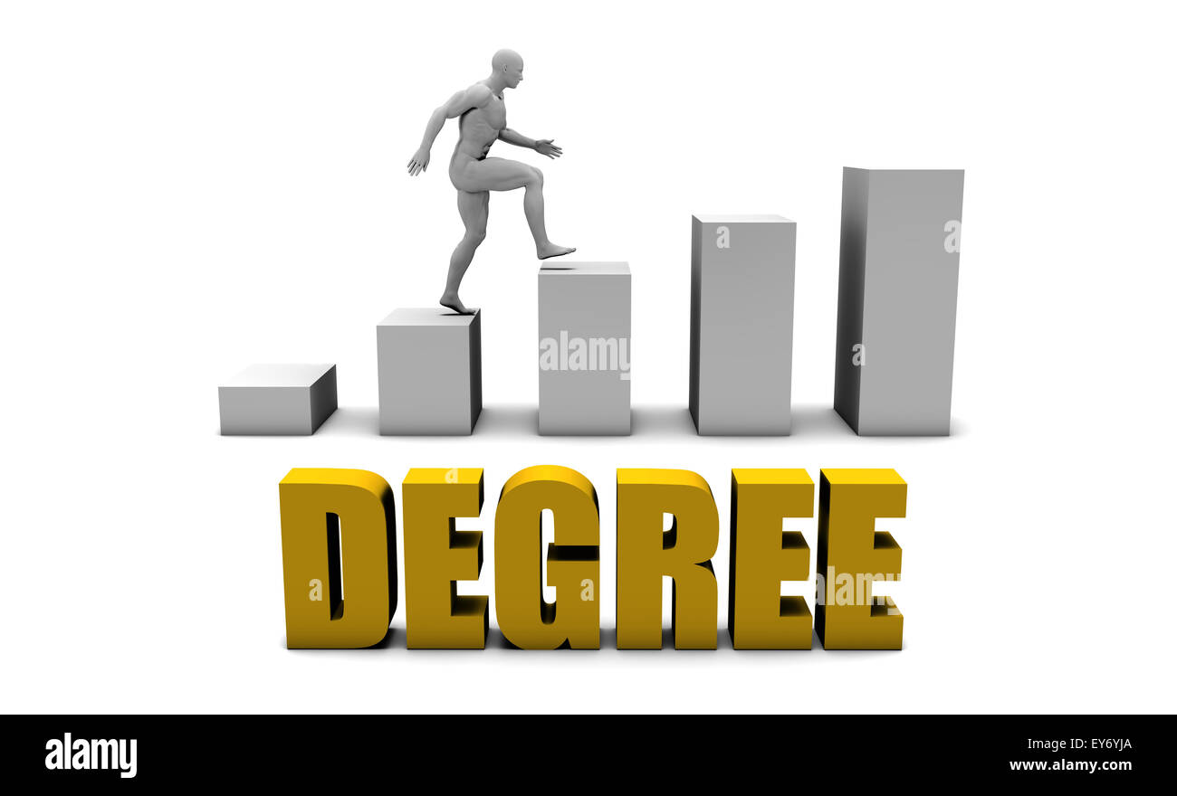 Education Degree or Business Process as Concept Stock Photo - Alamy