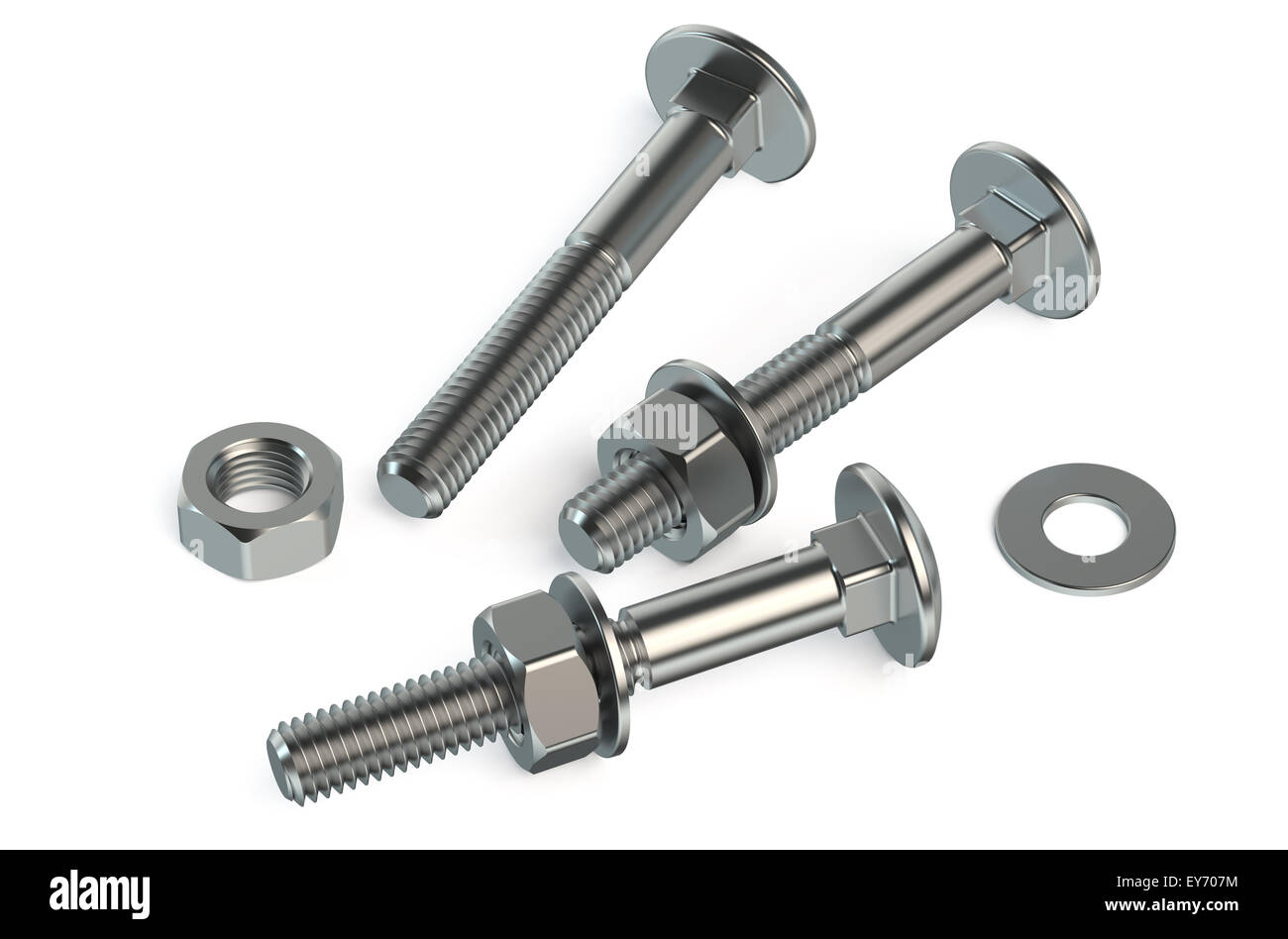 Machine bolts nuts hi-res stock photography and images - Alamy