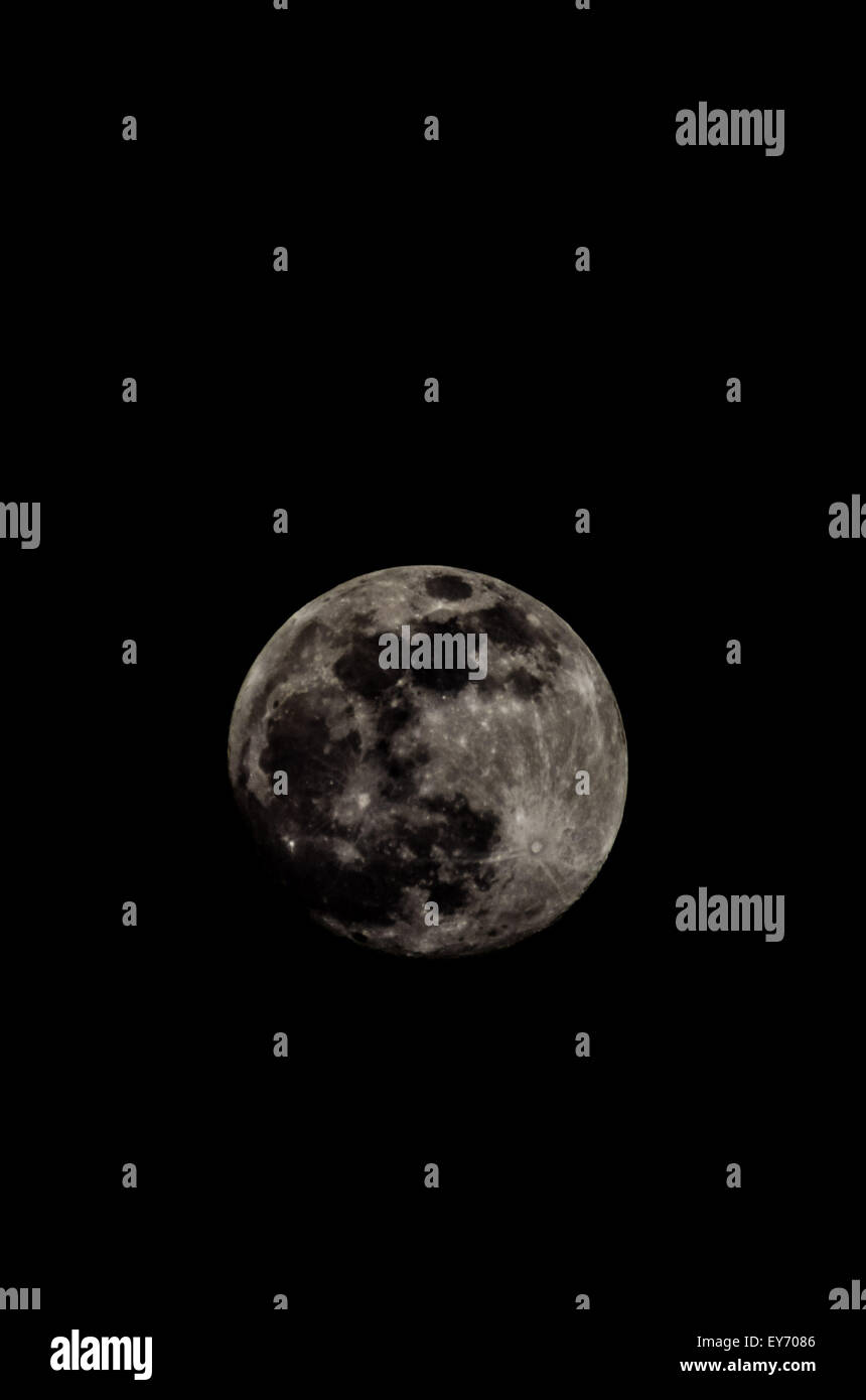 Full Moon 2014 Stock Photo - Alamy