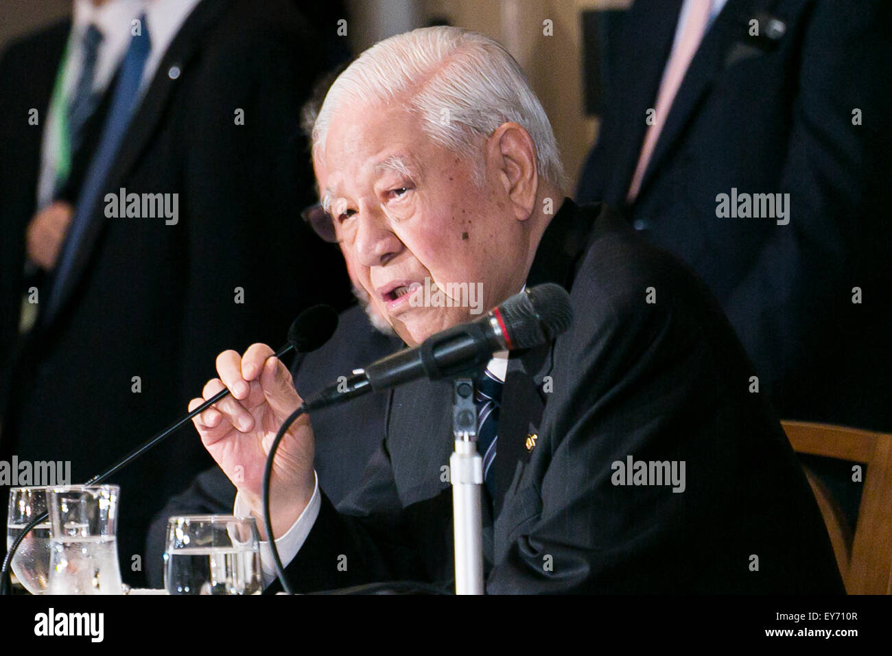 Lee Teng-hui, former president of Taiwan (the Republic of China) speaks ...