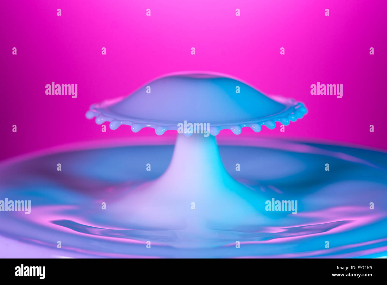 Milk drop splash hi-res stock photography and images - Alamy