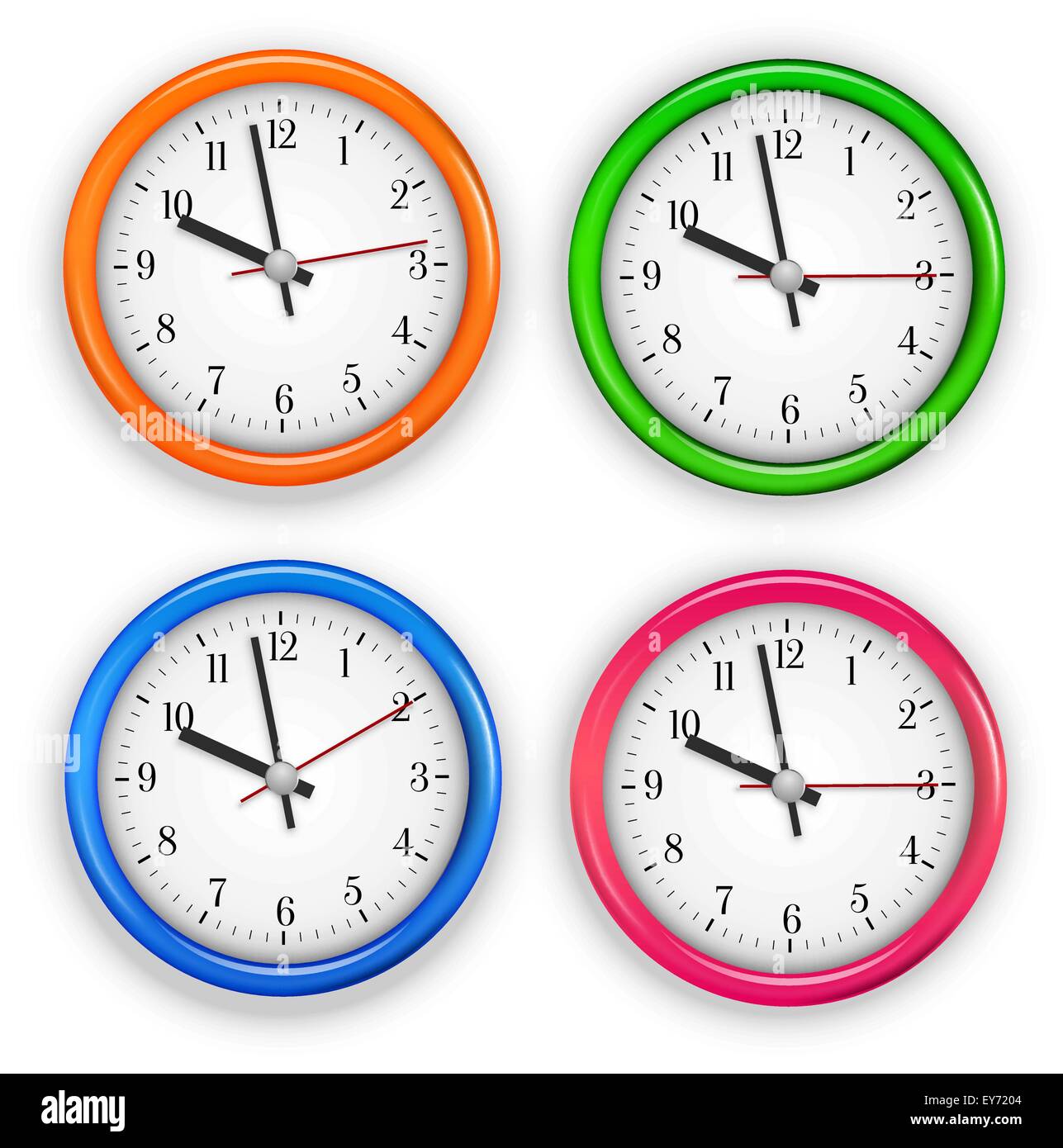 12 wall clocks hi-res stock photography and images - Alamy