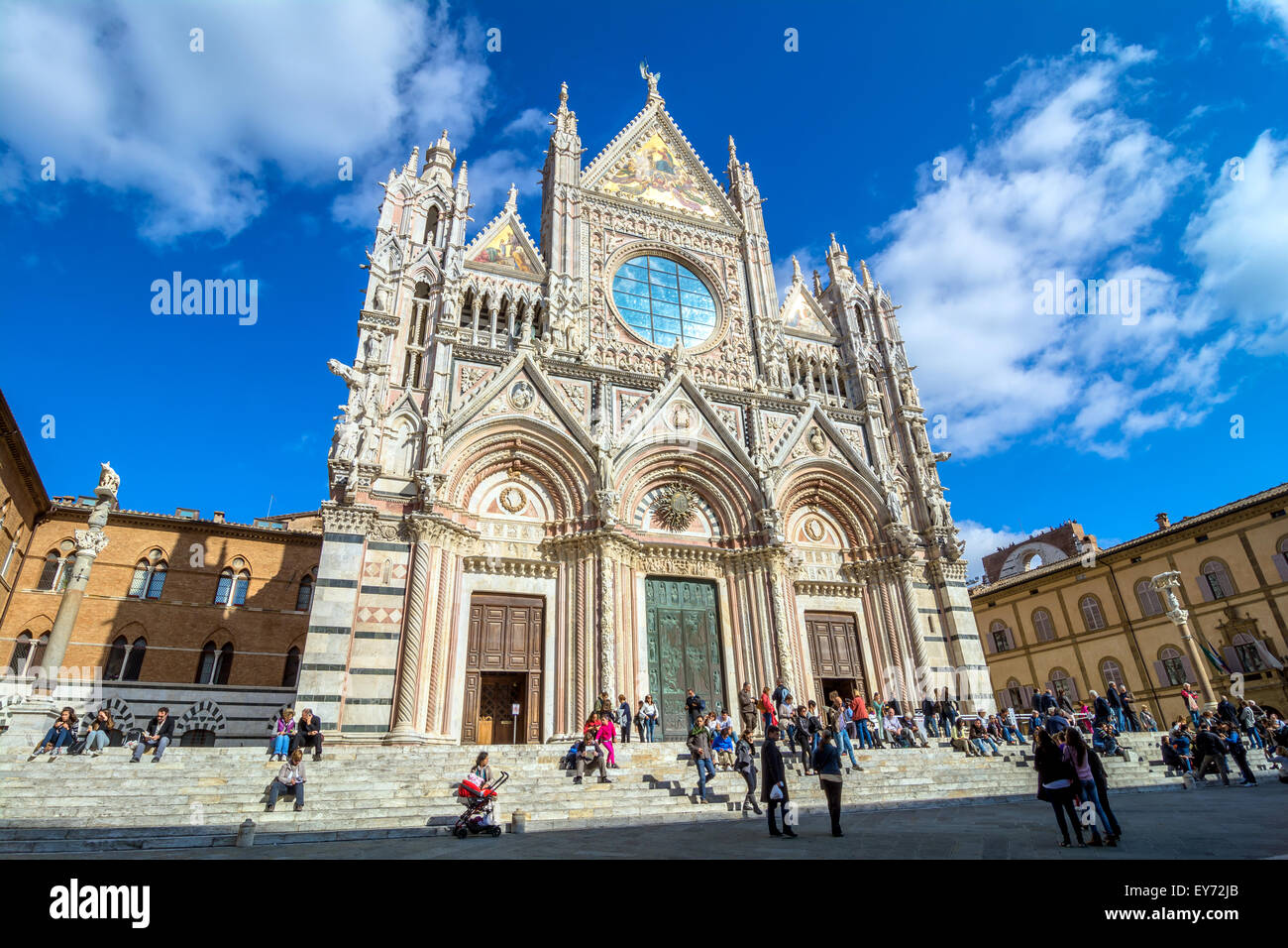 Santa Maria Assunta Cathedral in Siena, Italy Stock Photo - Alamy