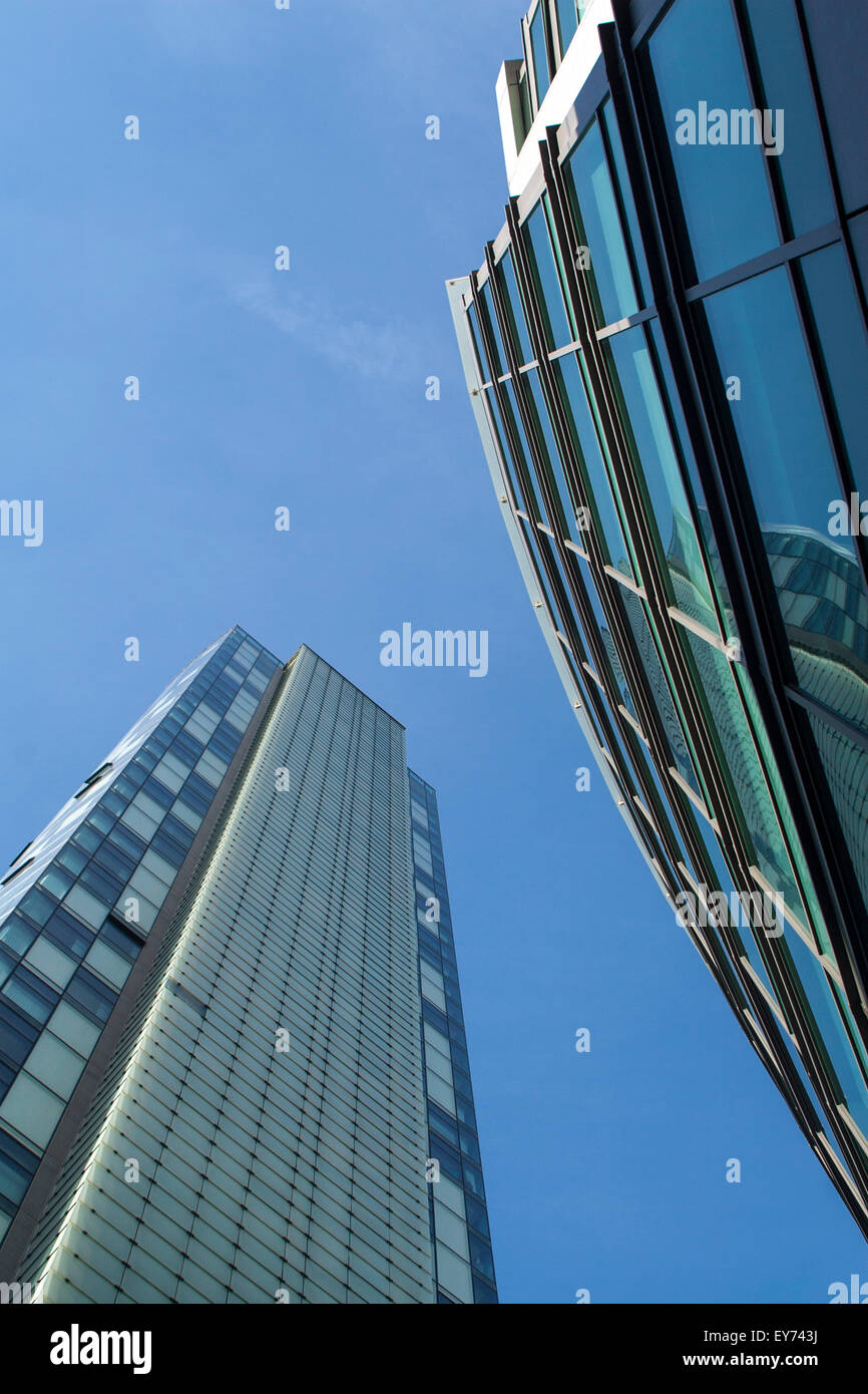 Skyscraper looking up Stock Photo - Alamy