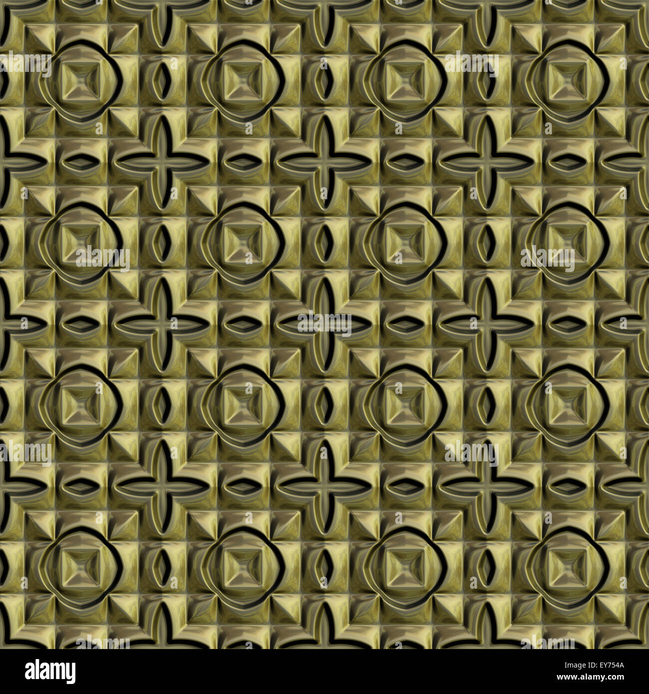 Gold seamless tileable decorative background pattern Stock Photo - Alamy