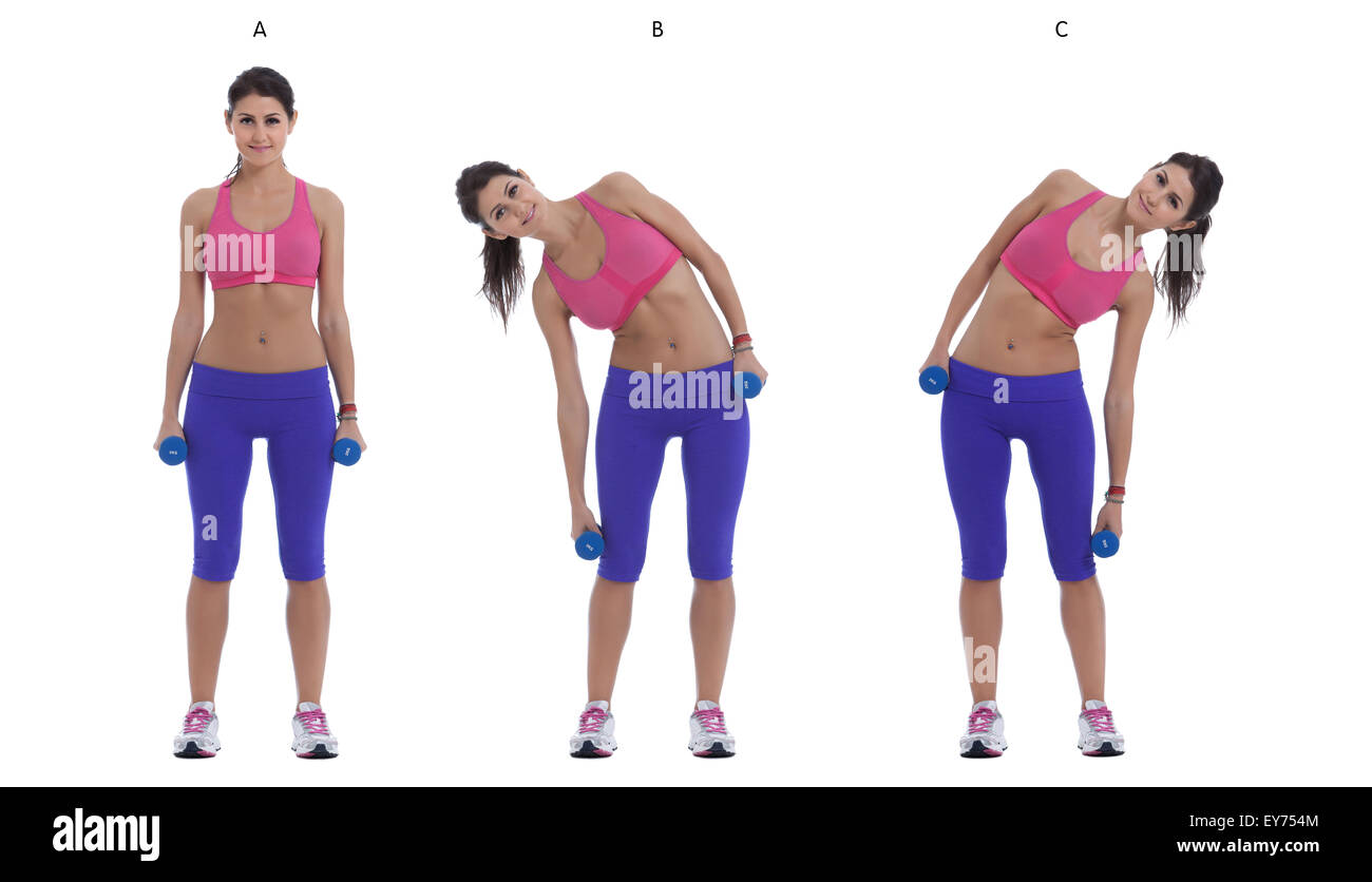 Step step instructions fit woman hi-res stock photography and images ...