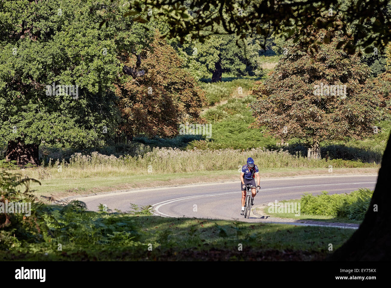 Two lane country road hi-res stock photography and images - Alamy