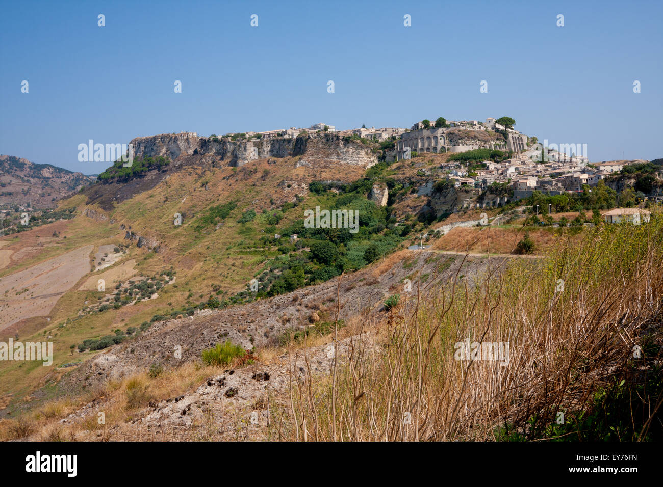 Gerace, a medieval town in the province of Reggio Calabria, Calabria ...