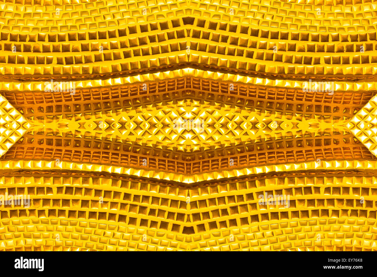 Gold tile background Stock Photo - Alamy