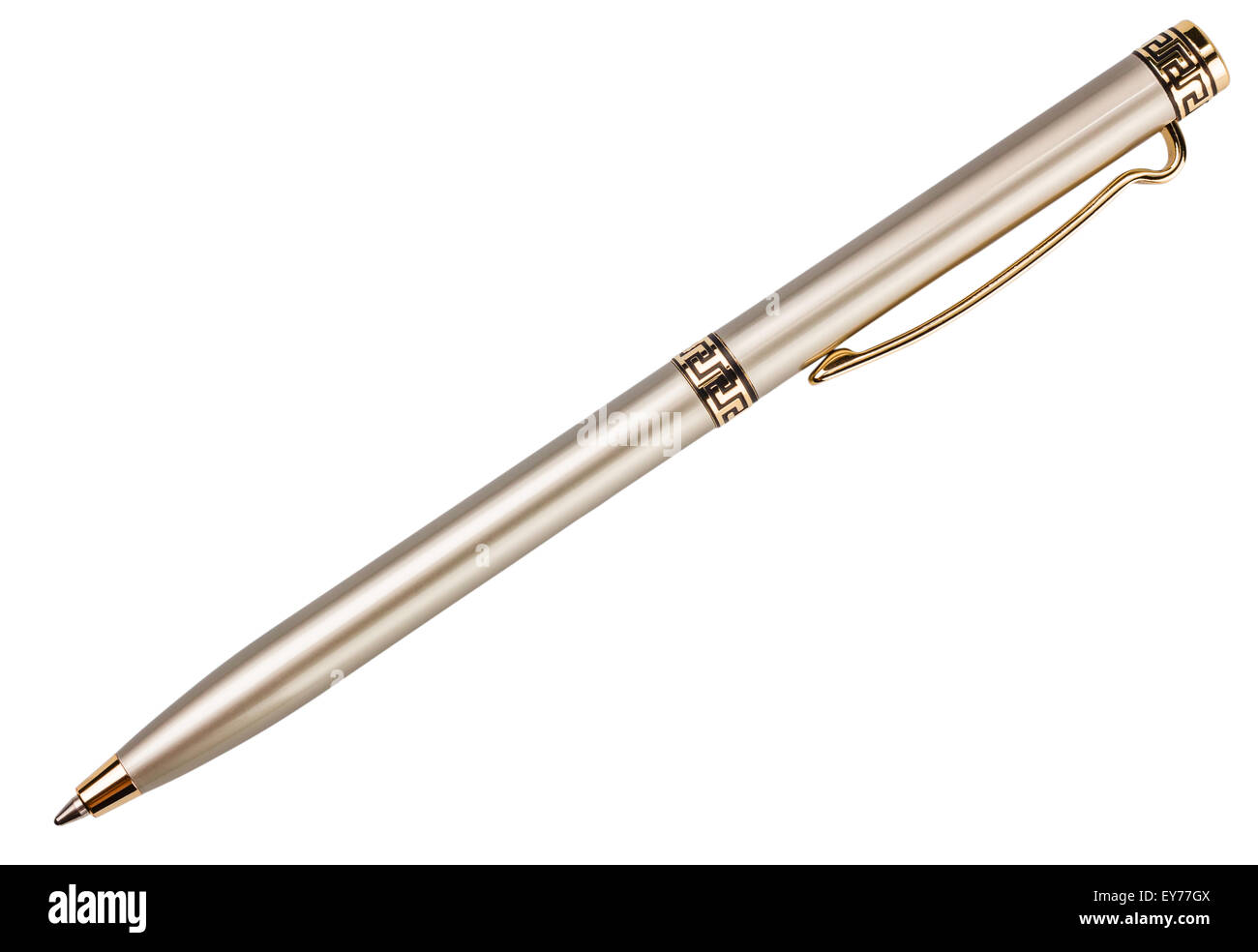 the gray pen isolated on white background Stock Photo - Alamy