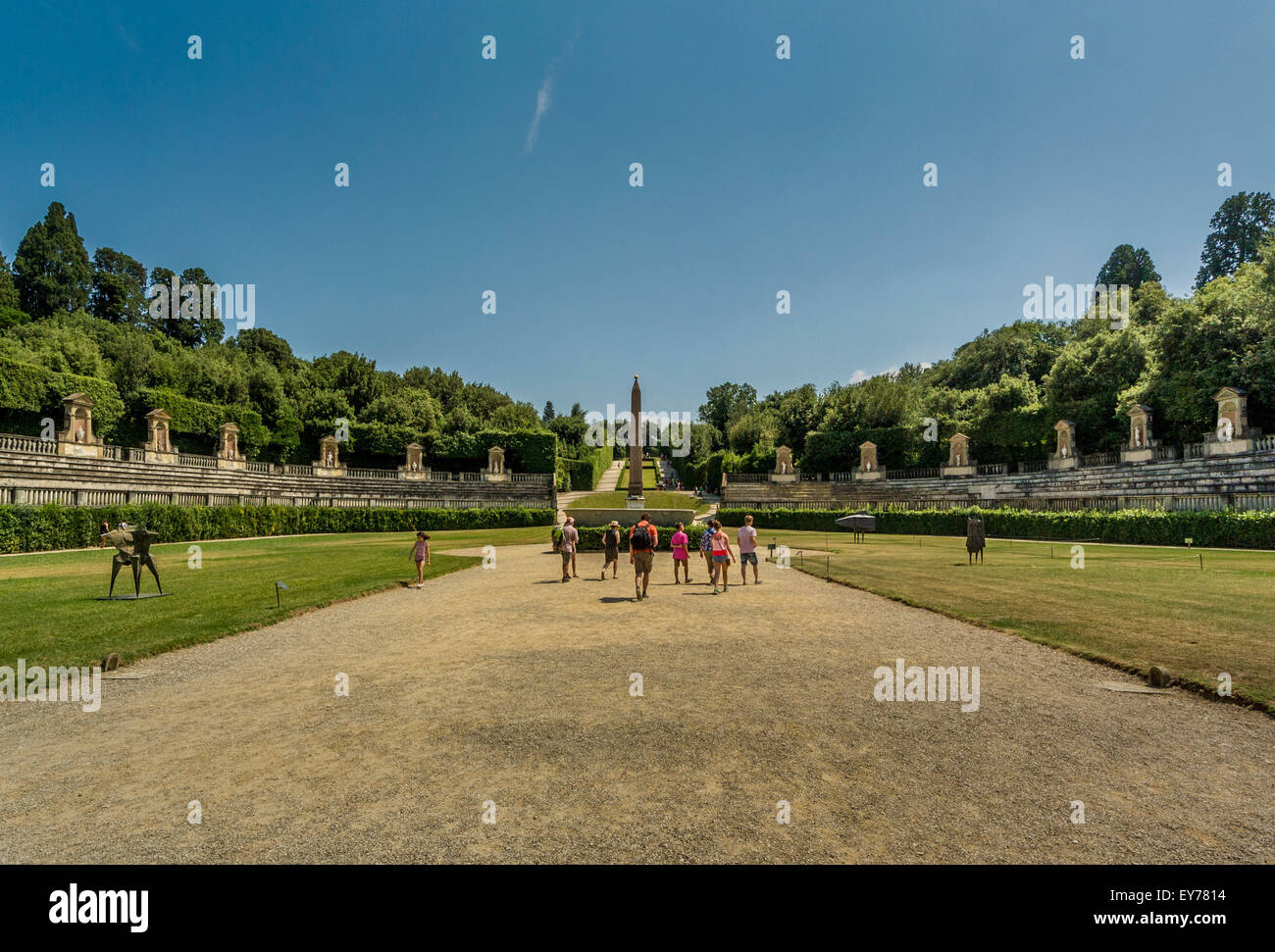 Amphitheatre at Boboli Gardens, Florence, Italy Stock Photo - Alamy