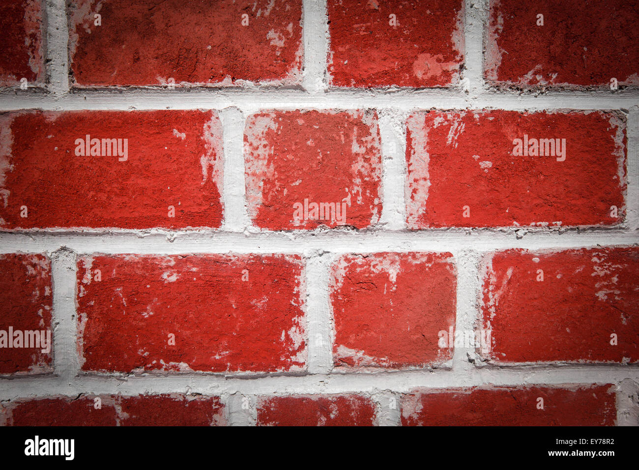 Red brick wall background, closeup Stock Photo - Alamy