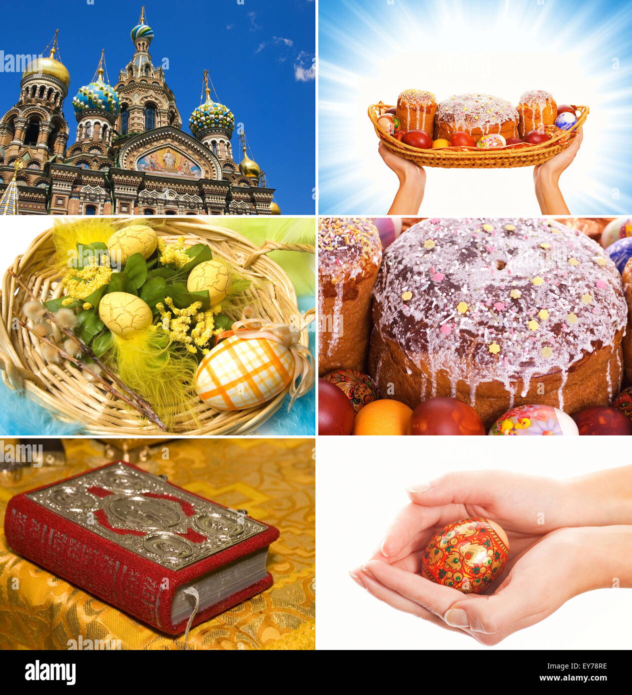 Easter collage hi-res stock photography and images - Alamy