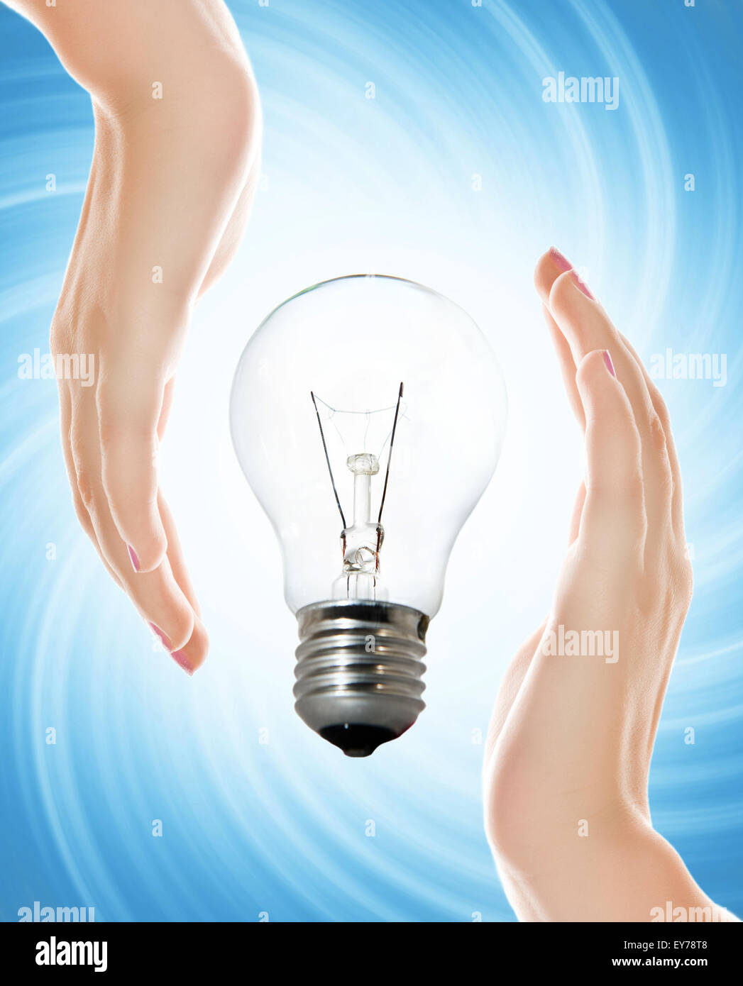 Environment friendly bulb Stock Photo - Alamy