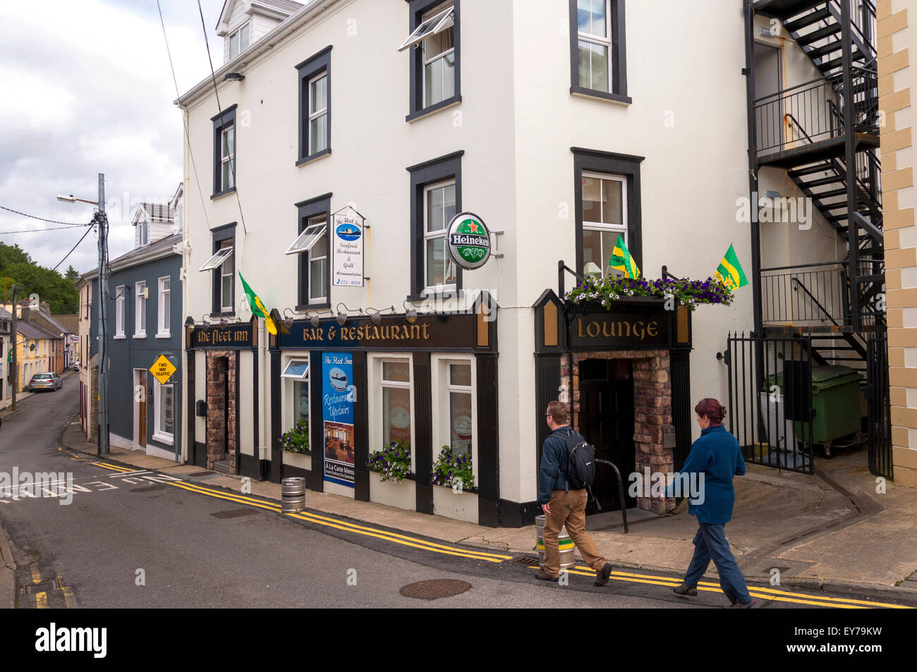 The Fleet Inn Seafood Restaurant grill, Killybegs, County Donegal ...