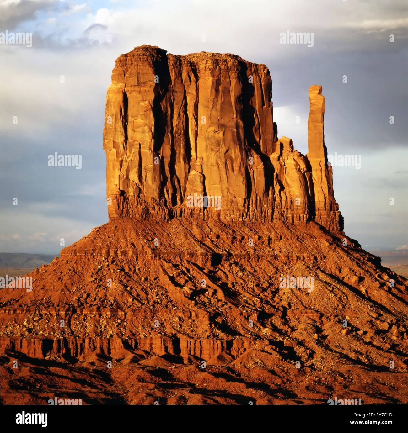 Left Mitten in Monument Valley, Arizona Stock Photo - Alamy