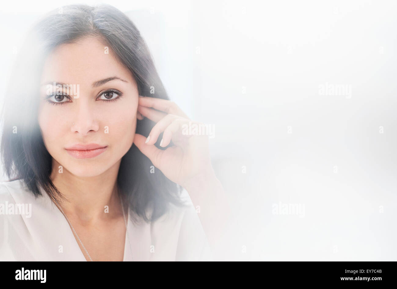 Portrait brunette woman hi-res stock photography and images - Alamy