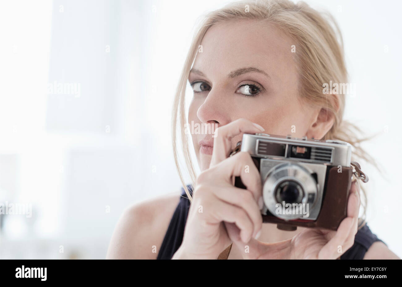 Woman taking video on digital hi-res stock photography and images - Alamy