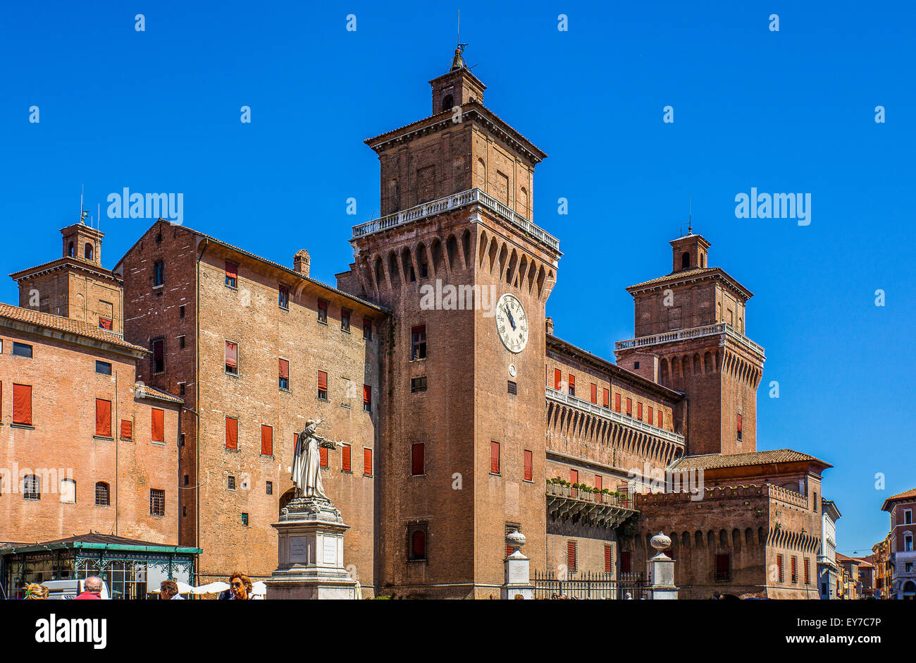 Estense Castle Ferrara Emilia Romagna High Resolution Stock Photography ...