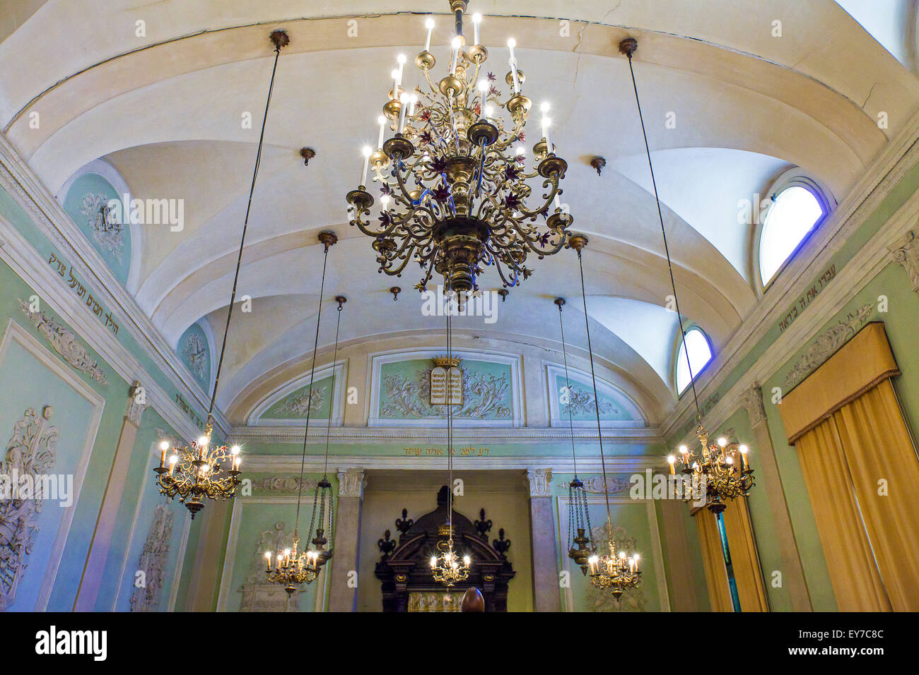 Italy, Ferrara, la Sinagoga Tedesca Stock Photo - Alamy