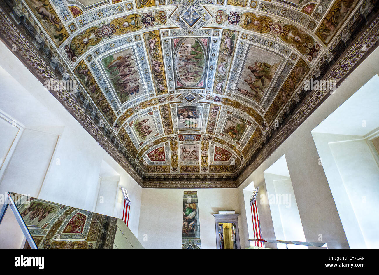 Italy, Ferrara, the Estense castle inside Stock Photo - Alamy