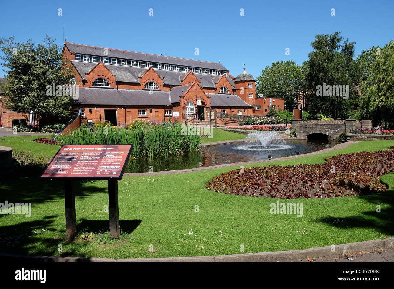 charnwood museum in queens park loughborough Stock Photo - Alamy