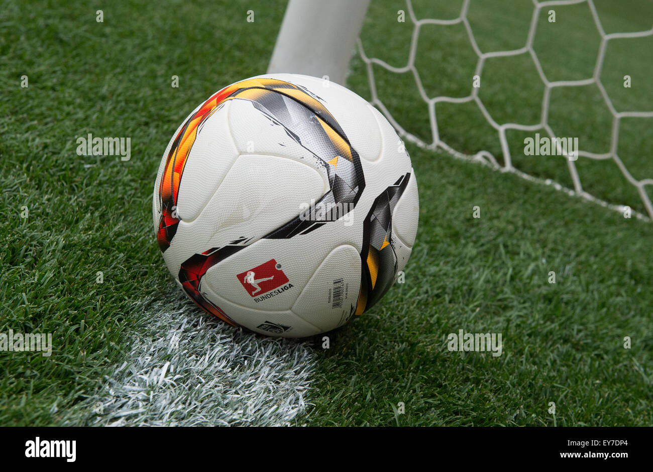 Stuttgart, Germany. 22nd July, 2015. ILLUSTRATION - a football on the ...