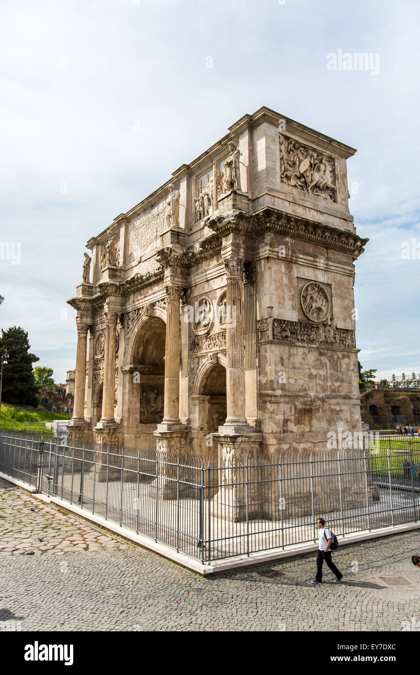 Rome Arch of Constantine Stock Photo - Alamy