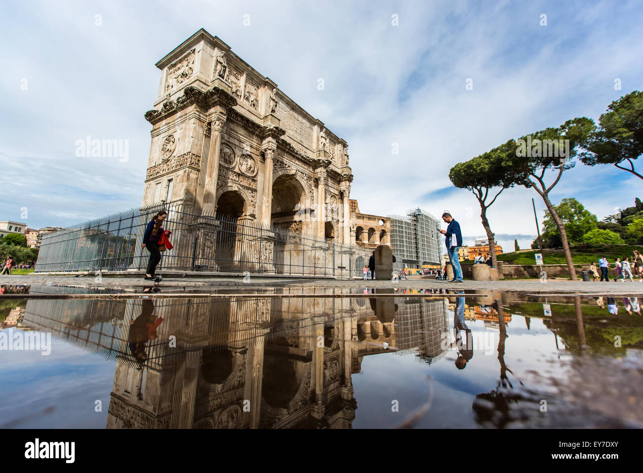 Rome Arch of Constantine Stock Photo - Alamy