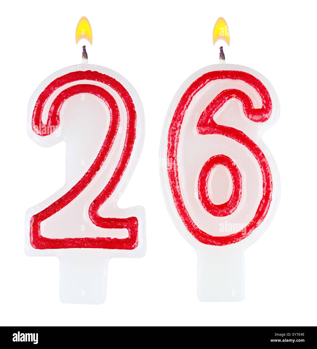 26th Birthday Candles