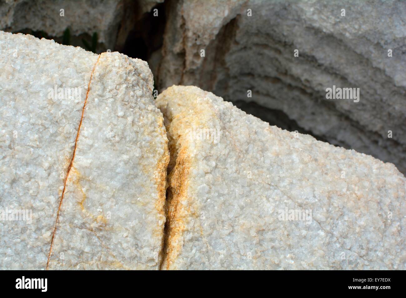 White marble rock with cracks on Thassos Island,Greece Stock Photo - Alamy