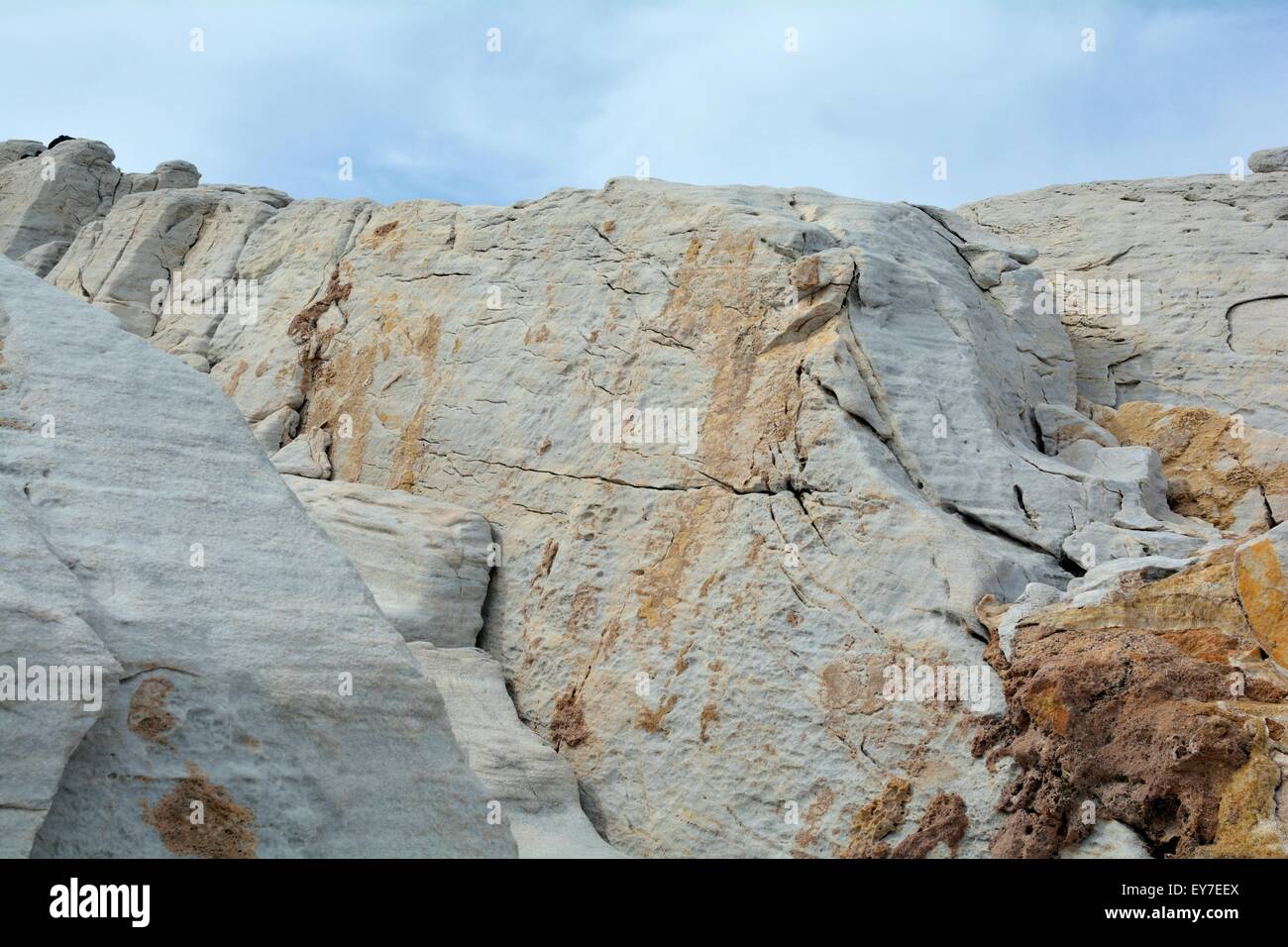 White marble rocks on Thassos Island,Greece Stock Photo - Alamy