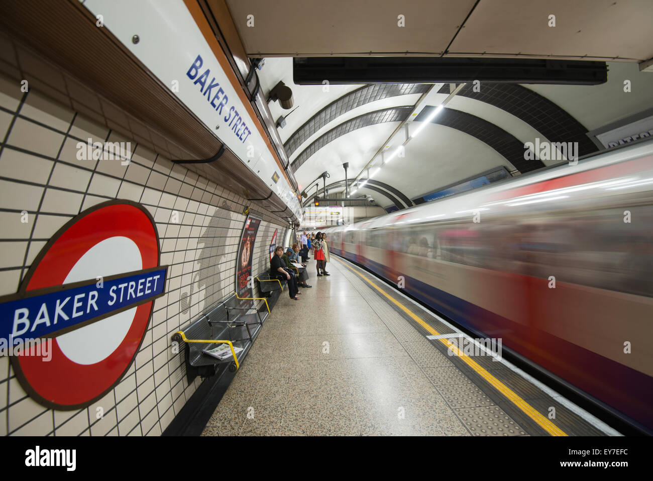 Baker Street Underground Station in London, England UK Stock Photo - Alamy