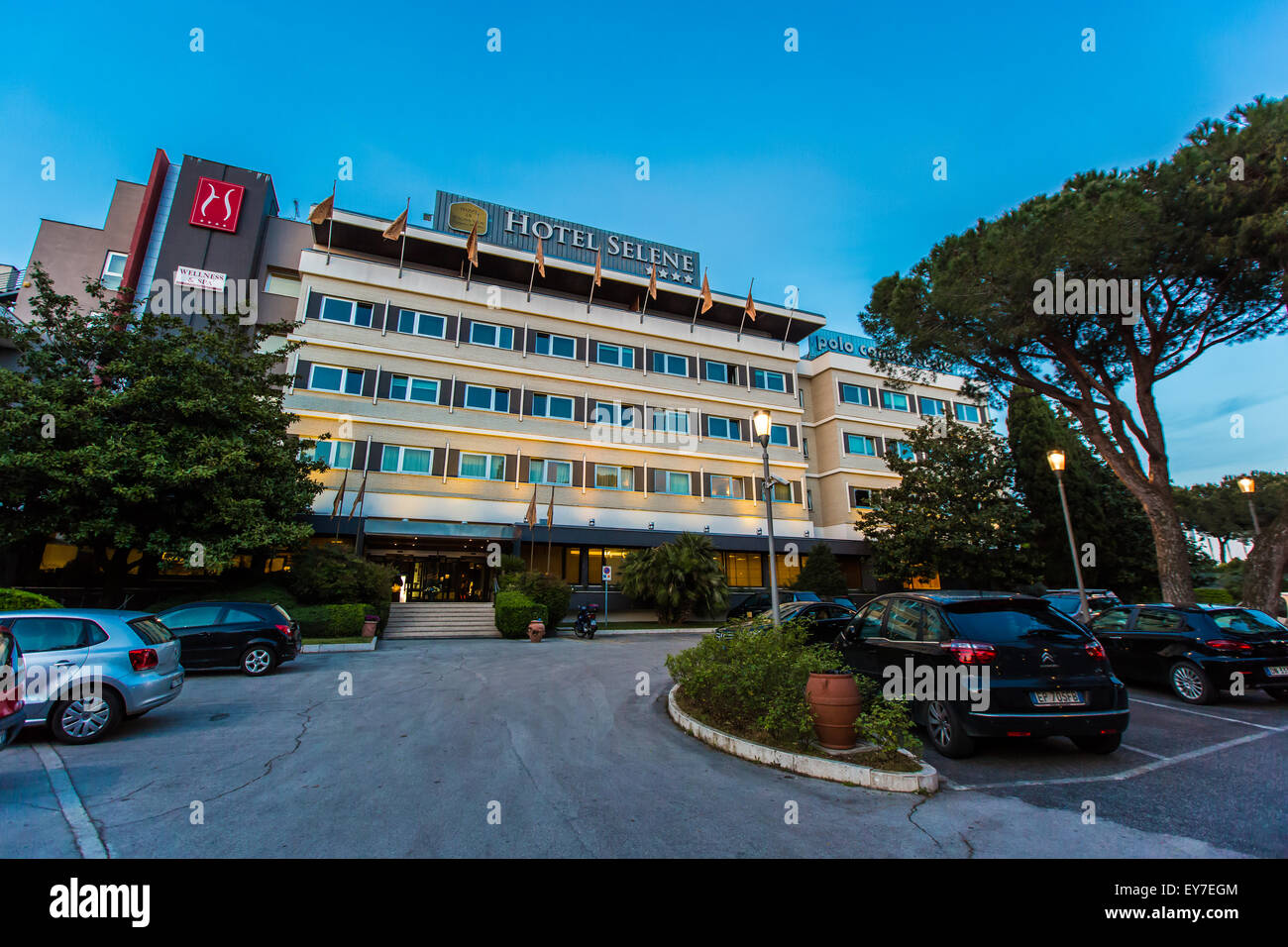 Italy hotel Rome SELENE SPORTING Stock Photo - Alamy