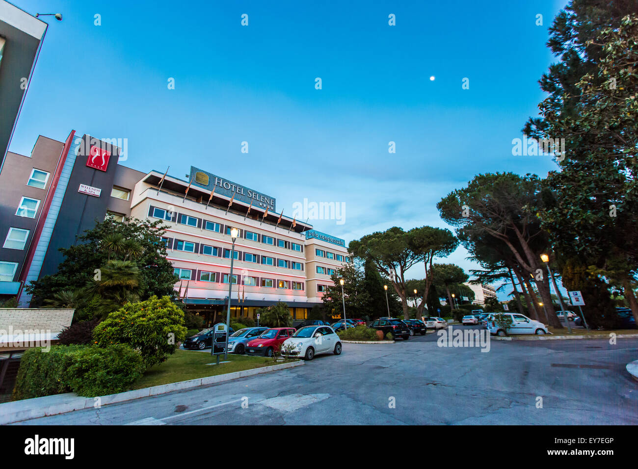 Italy hotel Rome SELENE SPORTING Stock Photo - Alamy
