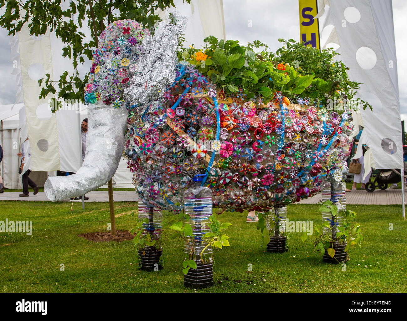 Yard Art Recycled Plastic Bottle