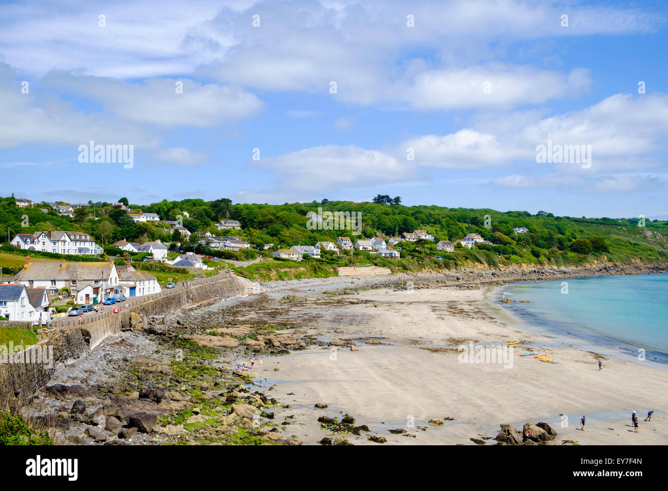 Coverack village, Lizard Peninsula, West Cornwall, England, UK Stock ...