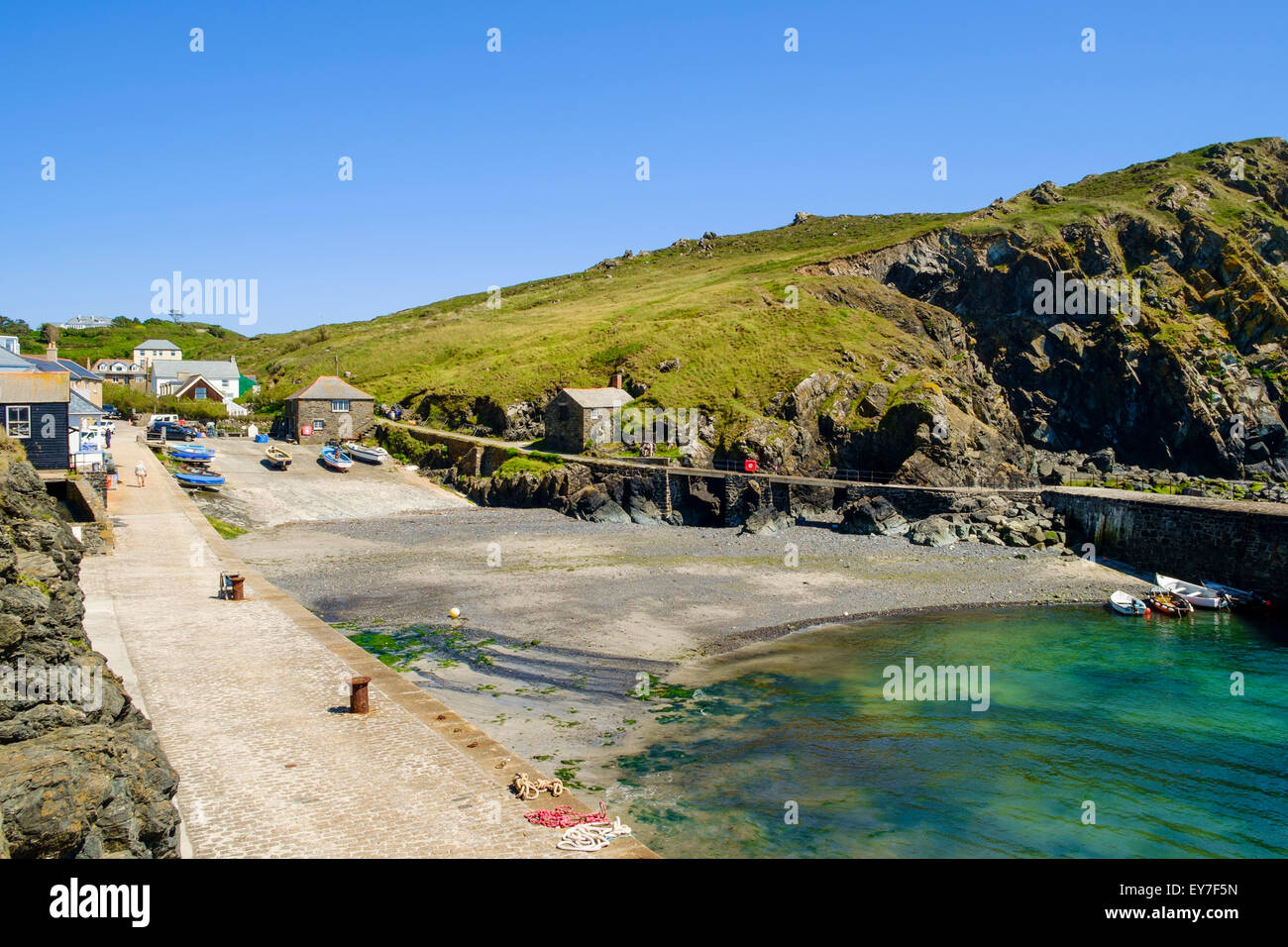 Mullion Cove, Lizard Peninsula, Cornwall, England, UK Stock Photo - Alamy