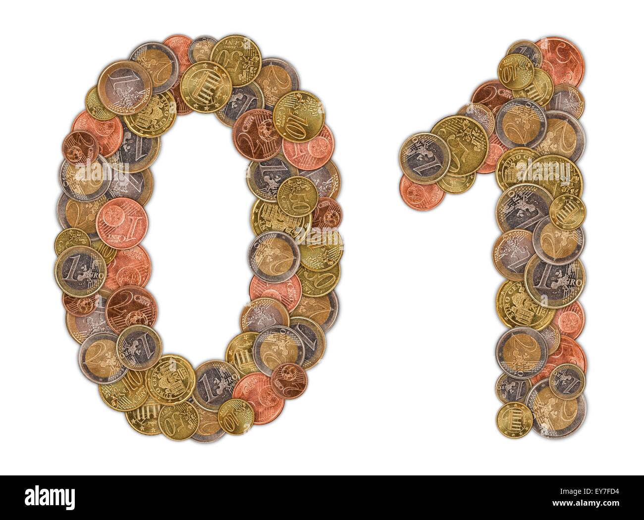 Zero cent coin Cut Out Stock Images & Pictures - Alamy