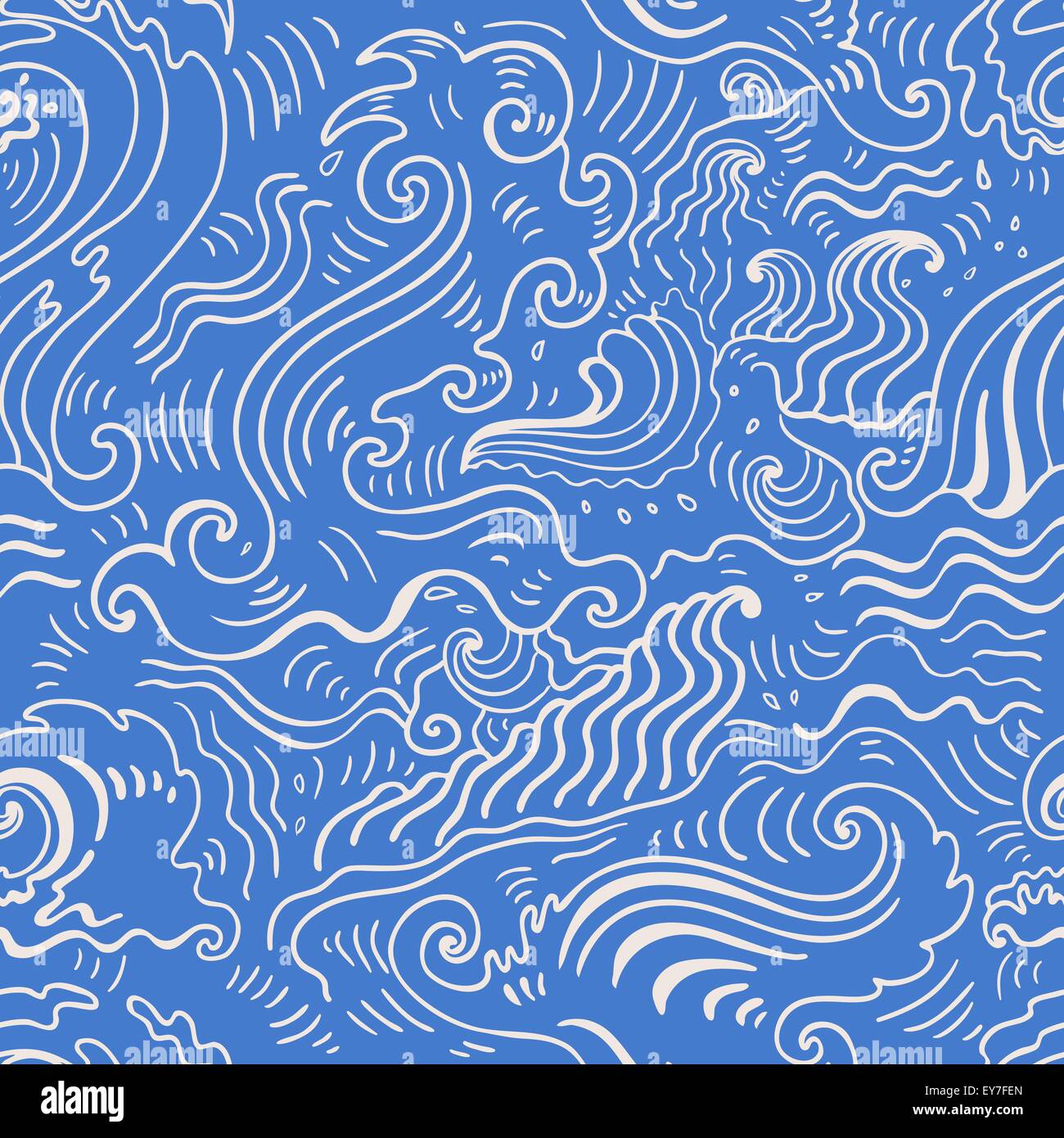 Sea waves. Seamless background Stock Vector Image & Art - Alamy