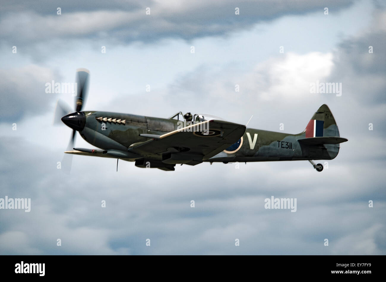 world war 2 single engine fighters Stock Photo - Alamy