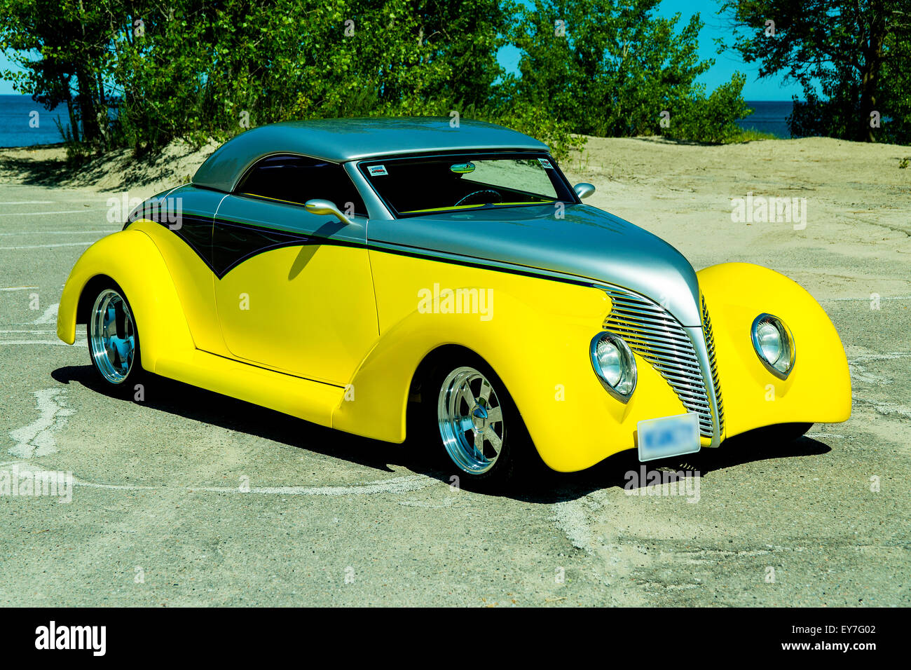 1939 Ford Custom on pavement Stock Photo - Alamy