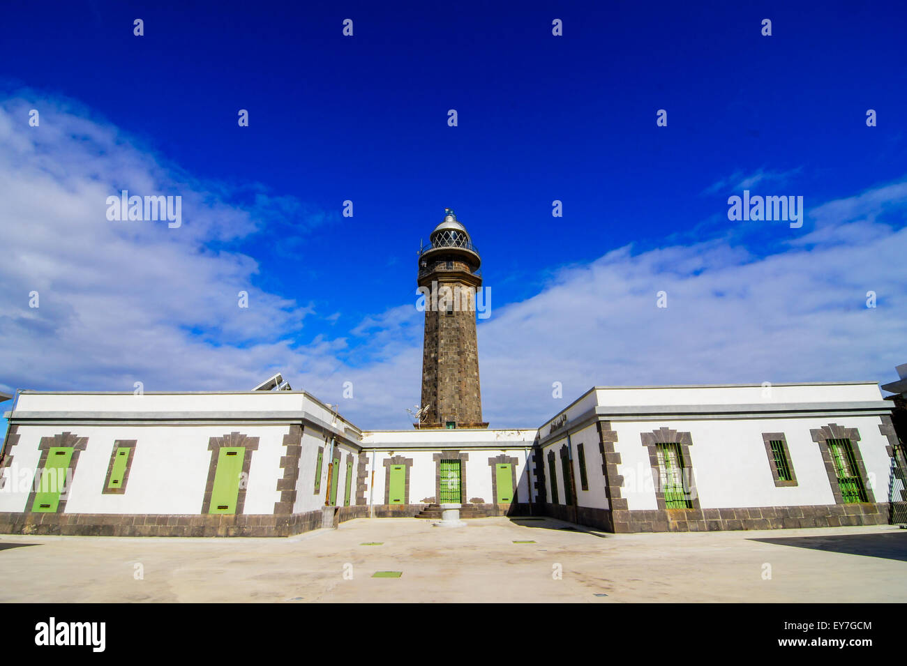 Lighthouse Faro de Orchilla Stock Photo - Alamy