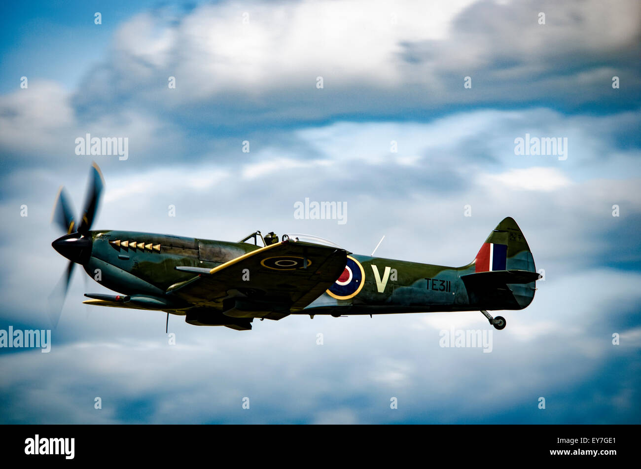 world war 2 single engine fighters Stock Photo - Alamy