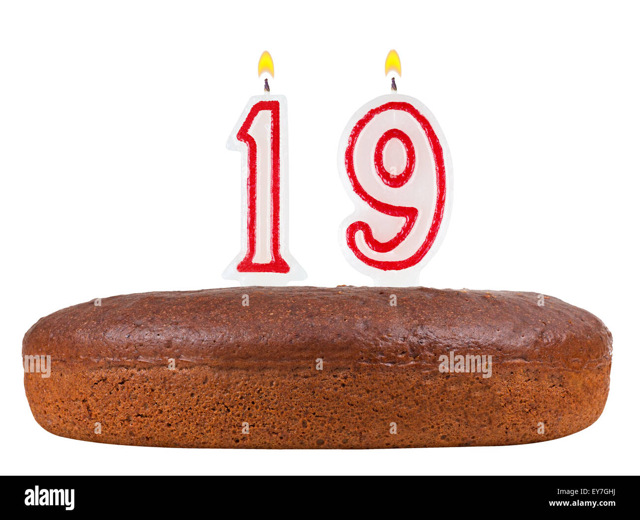 Number 19 Birthday Cake