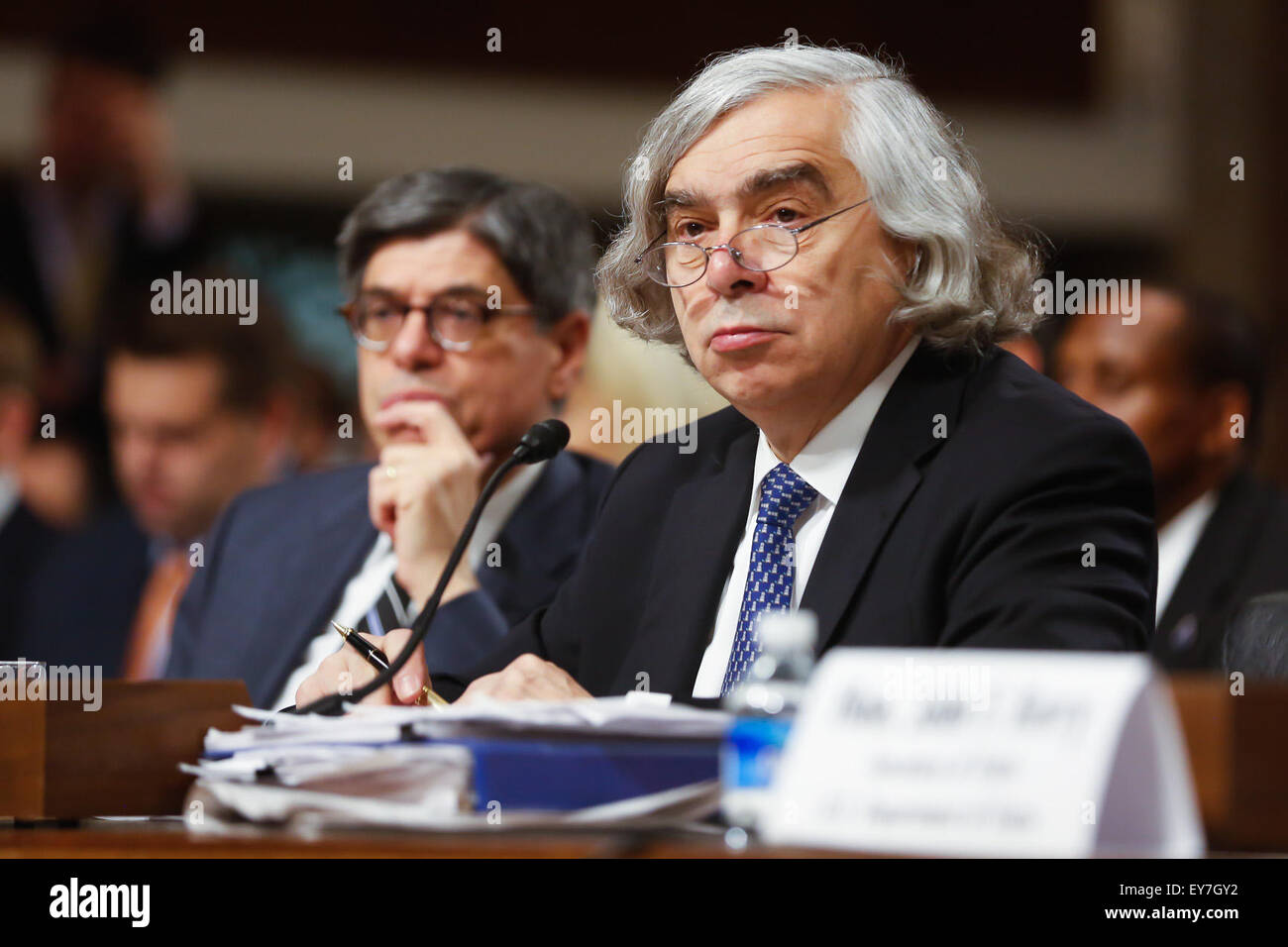 Washington, DC, USA. 23rd July, 2015. Secretary of Energy ERNEST MONIZ ...